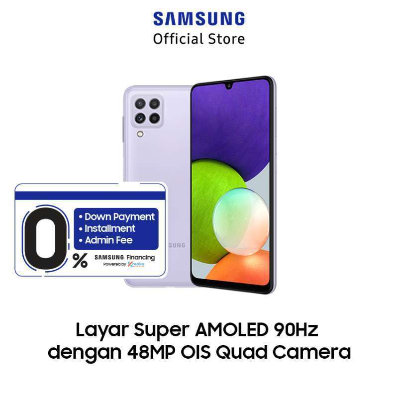 Jual Samsung Galaxy A22 LTE Smartphone [6 GB/ 128 GB/ SEIN] di Seller ...