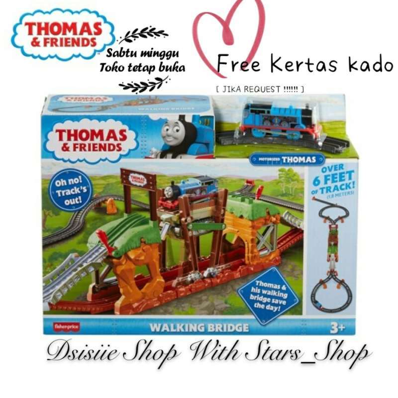 Jual Thomas And Friends Walking bridge set Original / Mainan Kereta ...