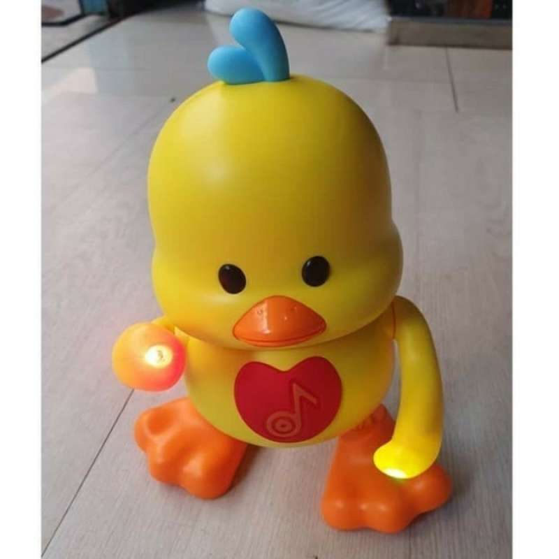 Jual mainan itik anak ayam, menari dan memiliki musik di Seller Bora ...