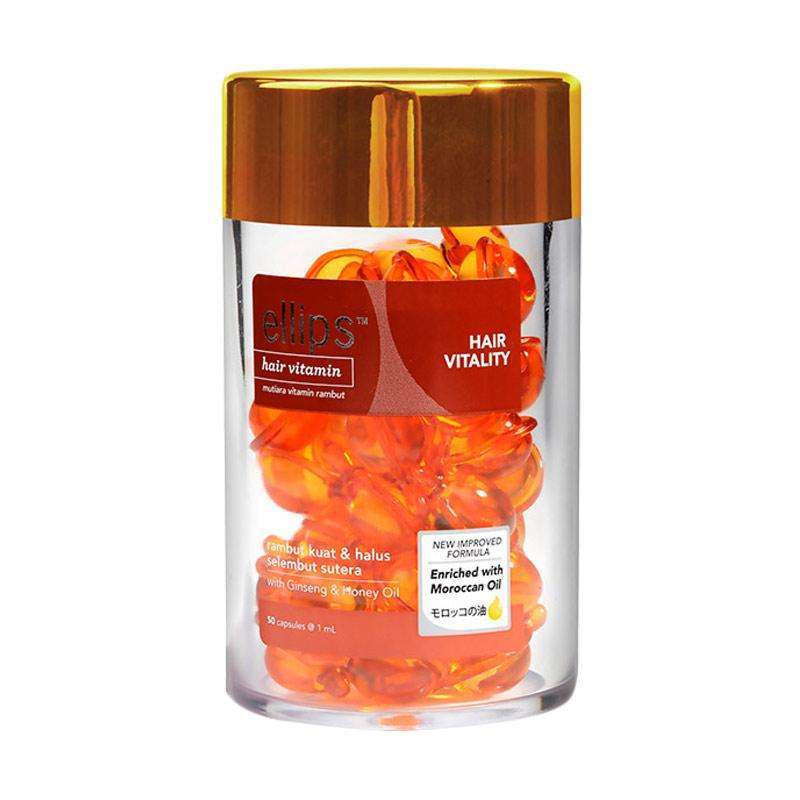 Jual WHS - Ellips Vr Hair Vitality Jar New Vitamin Rambut [50 Capsules ...