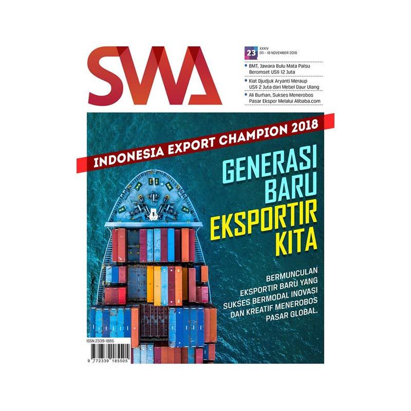 Promo SWA Edisi 23 Indonesia Export Champion 2018 Generasi Baru Eksportir Kita Majalah Business ...