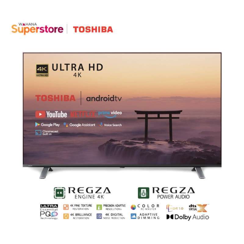 Jual TOSHIBA Android UHD 4K 43 Inch - 43C350KP di Seller WAHANA SUPER ...