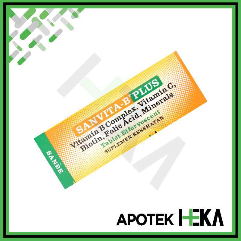 Jual Sanvita B Plus Tablet Effervescent Tube isi 10 - Vitamin B di ...
