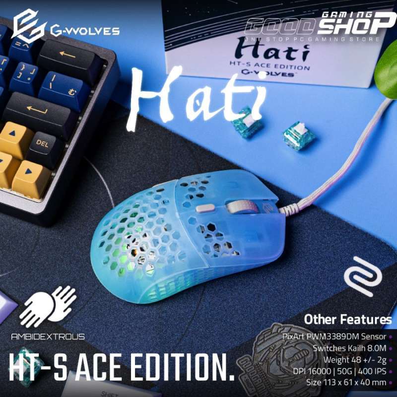 Jual Gwolves Hati Stardust Wired - Gaming Mouse di Seller GOOD GAMING ...