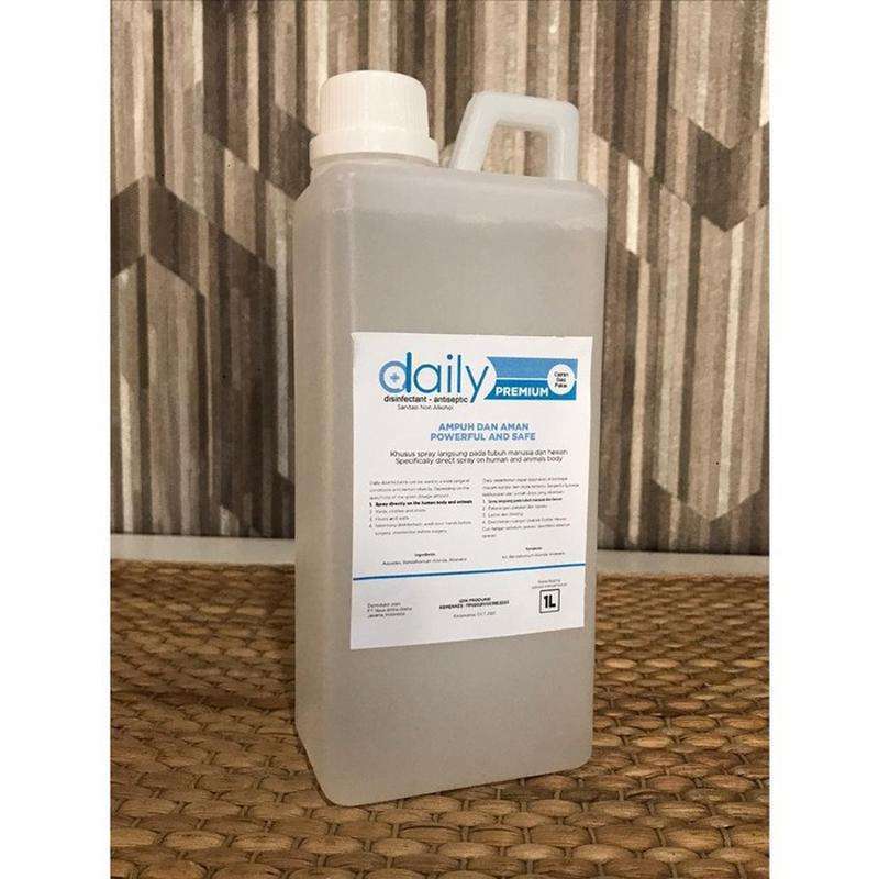 Promo Cairan Disinfektan 1 Liter Izin Kemenkes Daily Desinfektan Diskon ...