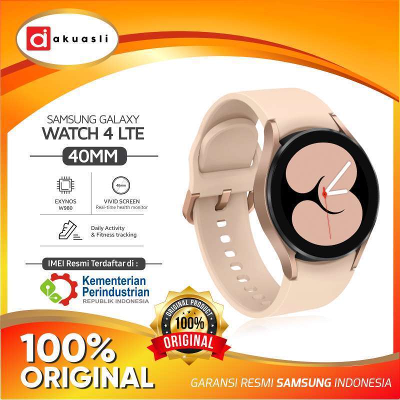 Jual Samsung Galaxy Watch 4 40mm LTE Smartwatch Jam Tangan Bluetooth jam pintar android Resmi di ...