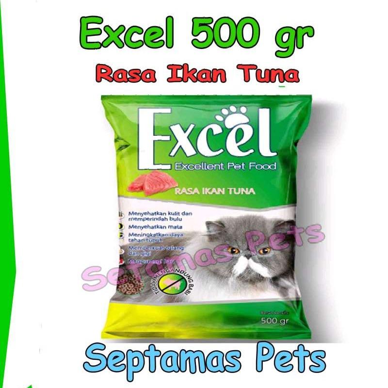 Jual Excel Makanan Kucing 500 gr cat food dry food no bolt - Septamas ...