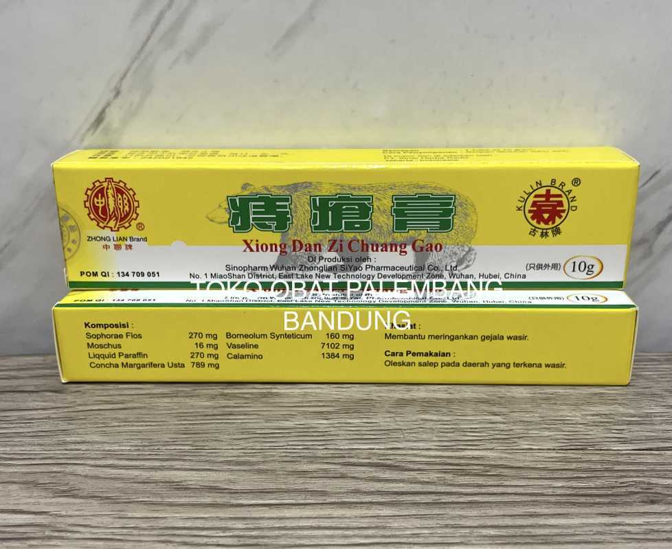 Jual Xiong Dan Zhi Chuang Gao 10gram Fel Ursi Salep Wasir Kulin Ambeien ...