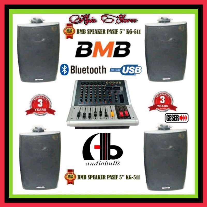 Promo Paket Upgrade Sound Power Mixer Cafe Dan Restoran 4 Titik 5 Inch ...