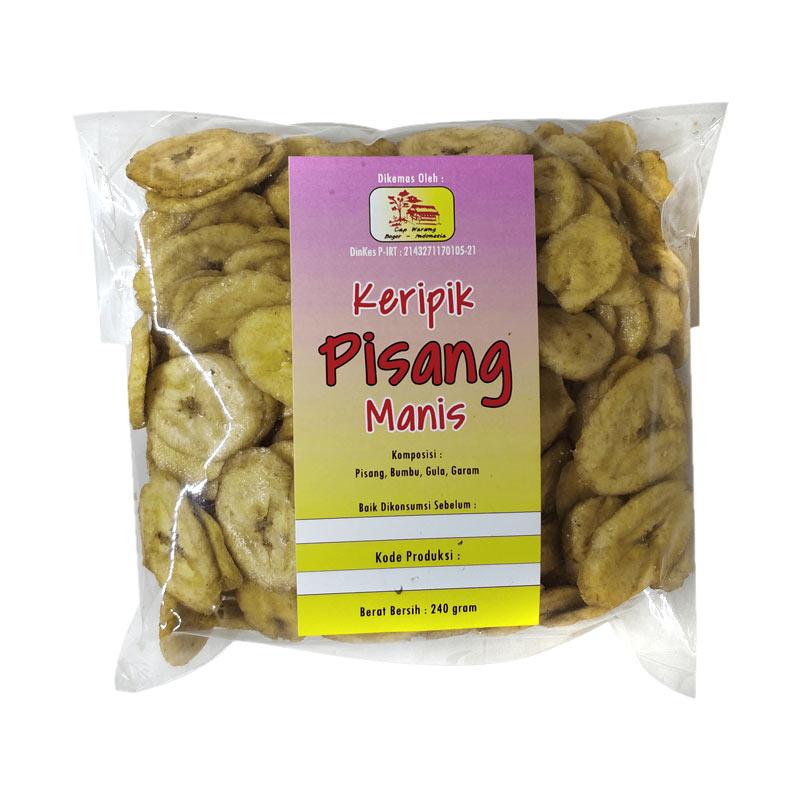 Jual Cap Warung Keripik Pisang Manis Snack Makanan Ringan [190 g] di ...