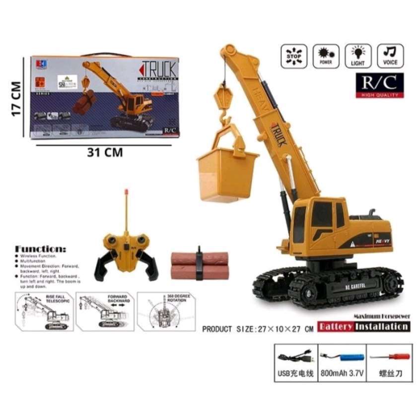 Jual Mainan Truk Crane Alat Berat Remote Control RC di Seller brownbe ...