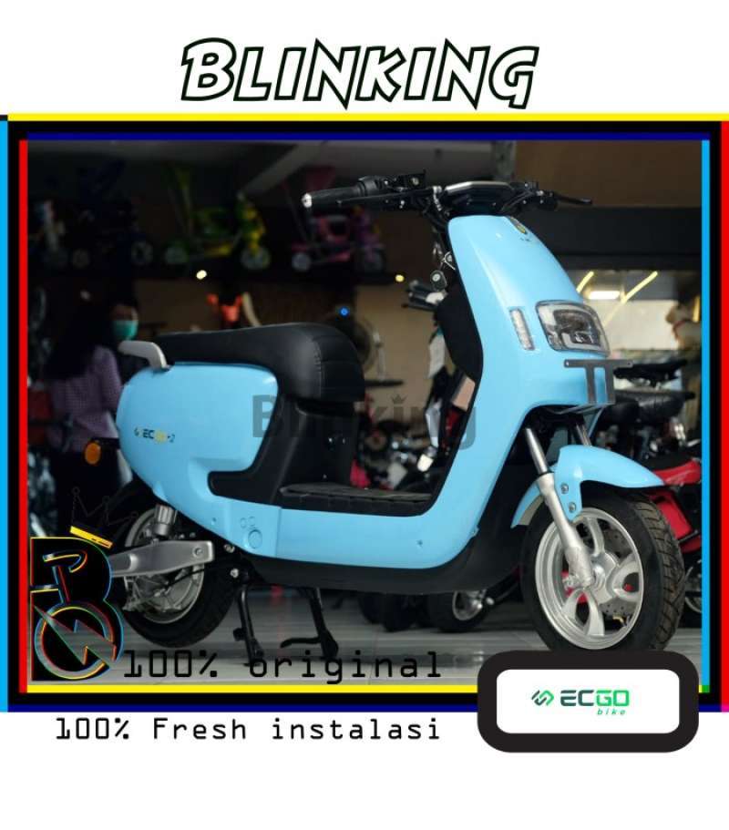 Jual Sepeda Motor Listrik Ecgo 2 - Biru Muda Di Seller Blinkingev ...