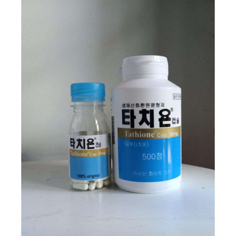 Jual Tathione Cap Glutathione Korea Suplemen [500 Kapsul] - 30 Kaps Di ...