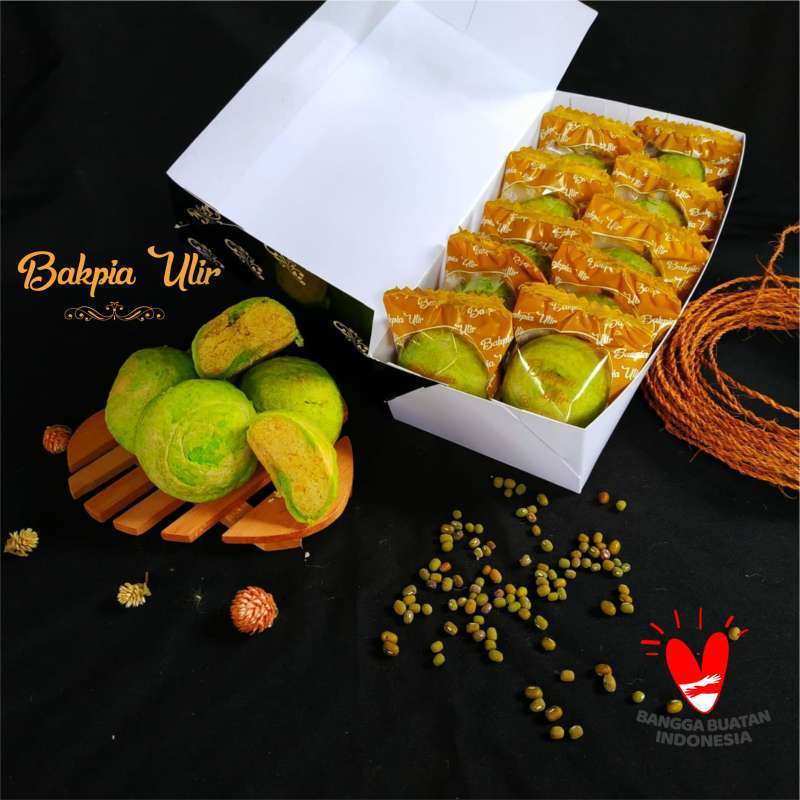 Promo Bakpia Ulir Kacang Ijo Bakpia Kering isi 10 oleh oleh tugu ...