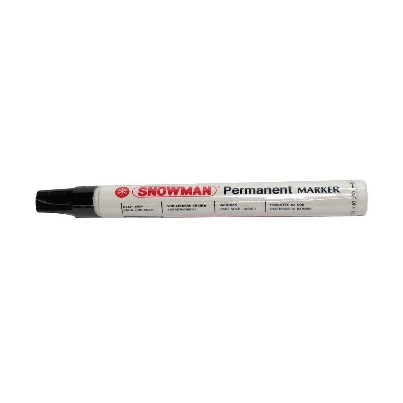 Jual Snowman Permanent Marker Spidol - Hitam di Seller Mandiri MCO Shop ...