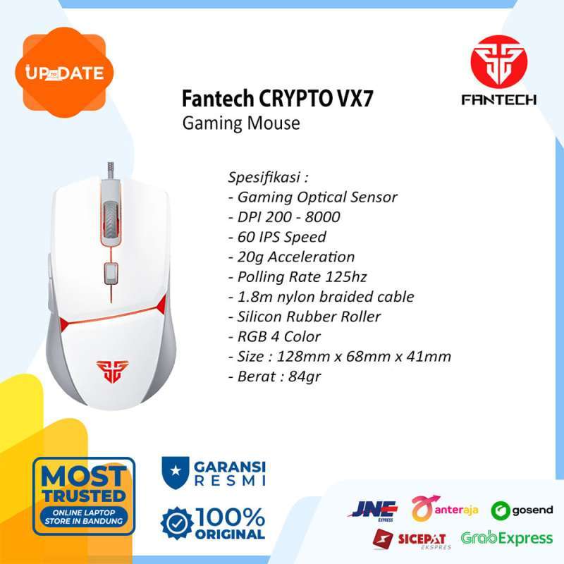 Jual Fantech CRYPTO VX7 Mouse Gaming Macro di Seller Up To Date ...