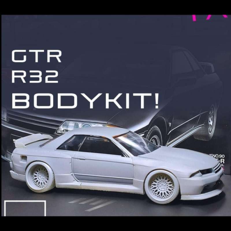 Jual GTR R32 BODYKIT For tamiya 1/24 MOKIT MODEL KIT di Seller ...
