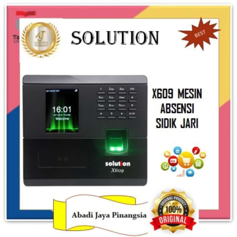 Jual BEST PROMO SOLUTION X 609 MESIN ABSENSI di Seller DOFLASHOP ...