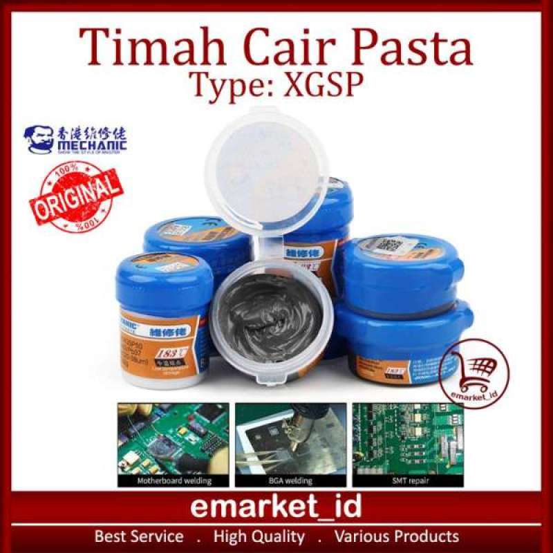 Jual Timah Cair Pasta Mechanic Original / Timah Solder Xgsp30 Xgsp50 ...