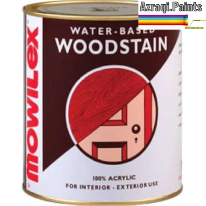 Promo Mowilex Woodstain Waterbased 1 Kg Plitur Cat Kayu Water Based ...
