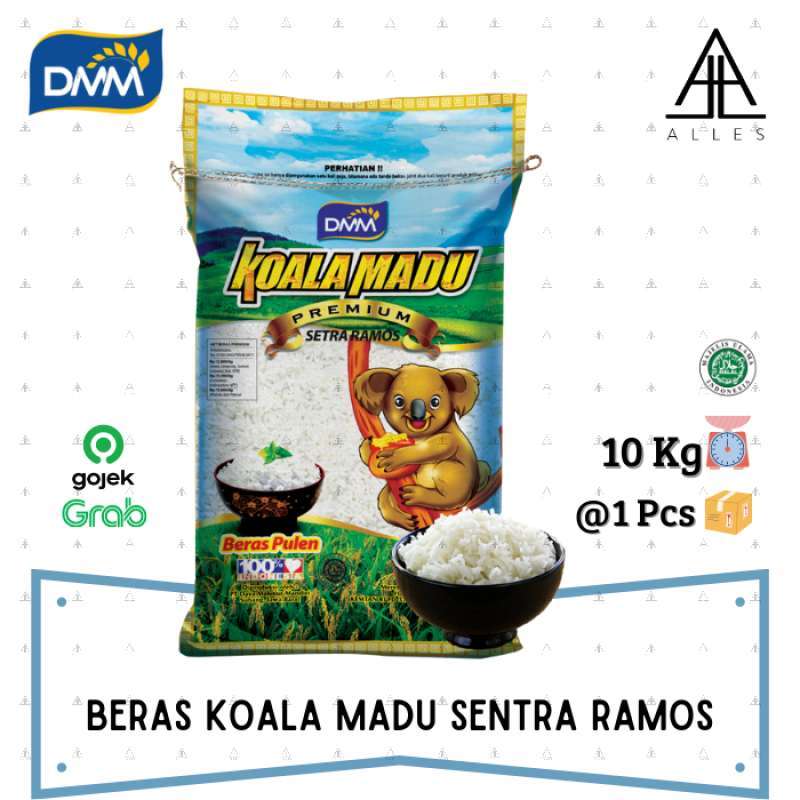Jual Beras Koala Madu Premium Setra Ramos Beras Pulen Premium 10 Kg Di ...