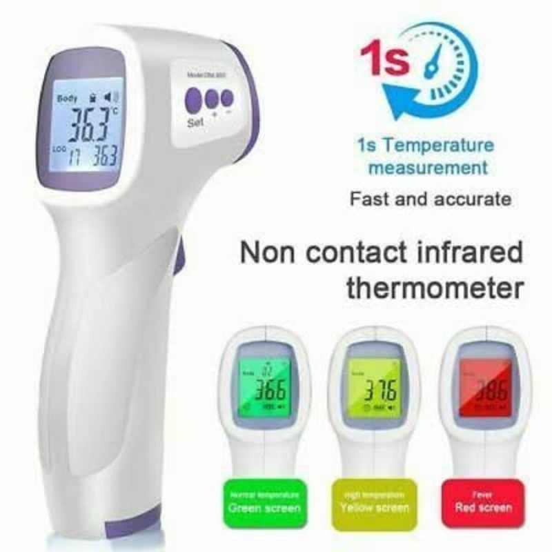 Jual Unik THERMOGUN TERMOMETER TEMBAK TANPA KONTAK MODEL PISTOL ...