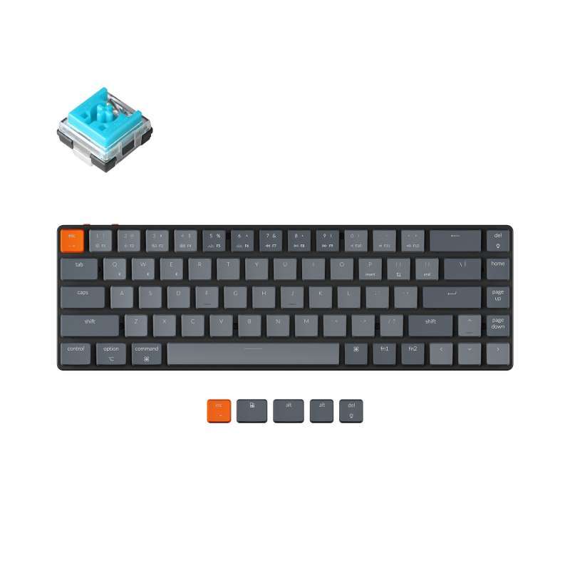 Jual Keychron K7 Ultra Slim 65% WHITE Backlight Low Profile Keychron ...