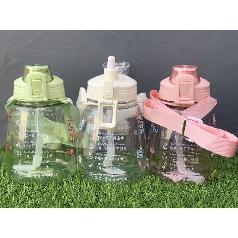 Jual Botol Minum 1,1 Liter Transparan Anak, Barang Ready Bukan Po ...