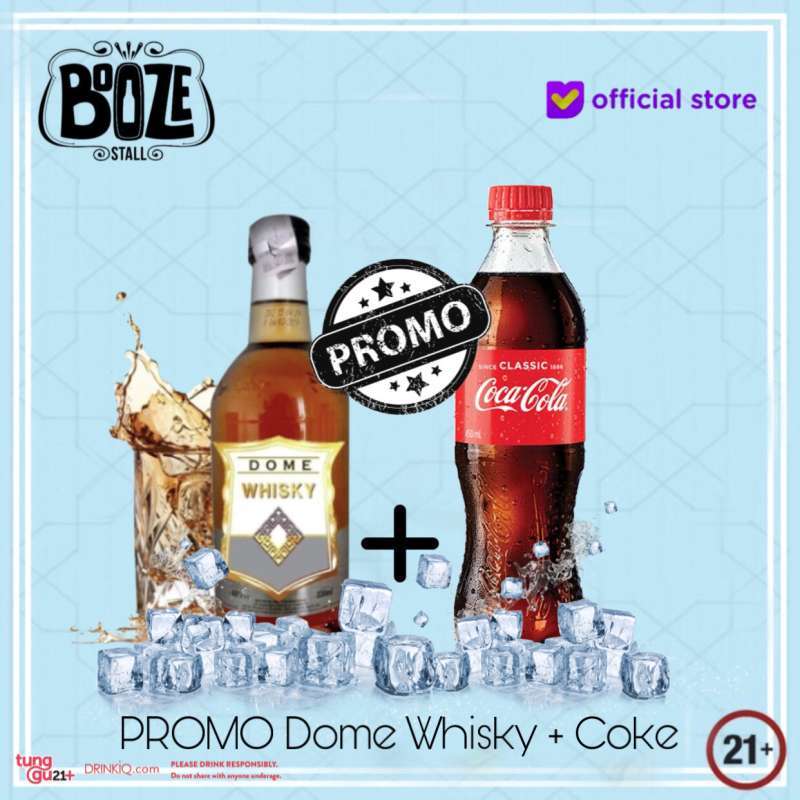 Promo Dome Whisky Whiskey 330ml PAKET Bundling Coca Cola Diskon 5% di ...
