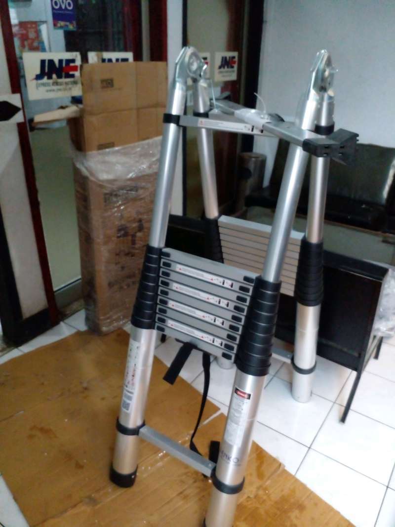 Jual Tangga Lipat Teleskopik 8 Meter / Alumunium Double Telescopic ...