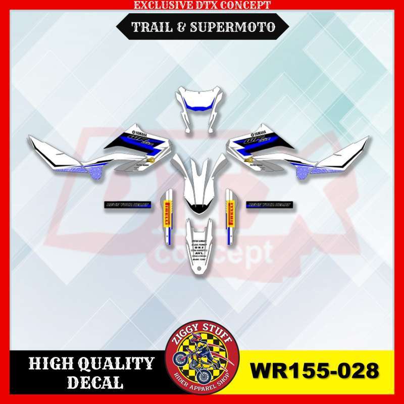 Jual Decal wr155 full body decal wr155 stiker motor wr155 stiker motor ...