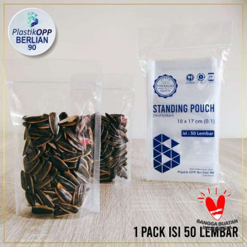 Promo Plastik Standing Pouch 10x17 Cm Plastik Snack Plastik Klip ...