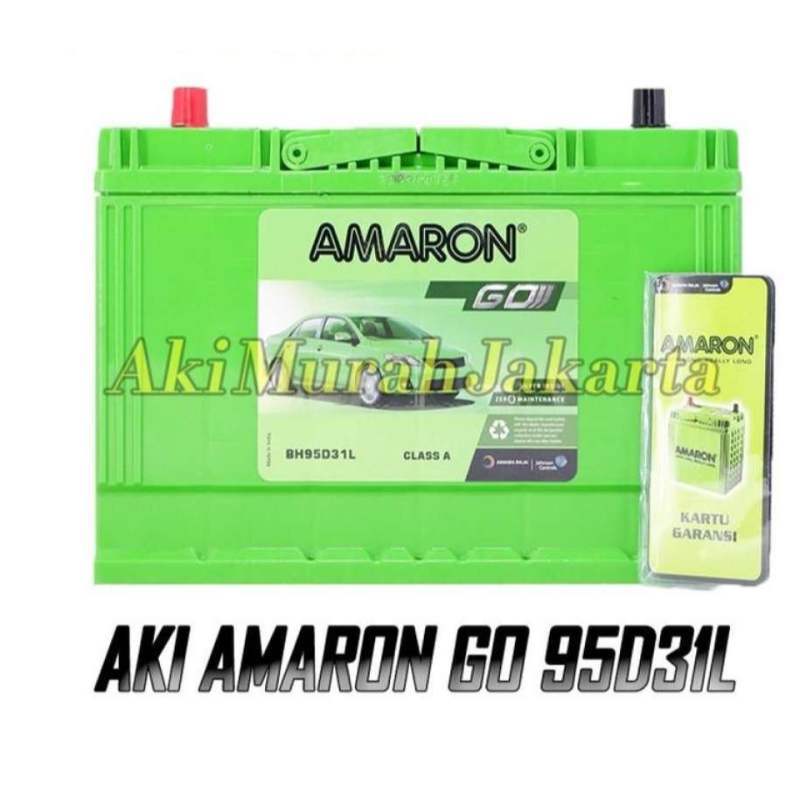 Jual Aki Mobil Mitsubishi Pajero Diesel Amaron GO 95D31L NX120-7L 12V 80Ah di Seller Aki Murah ...