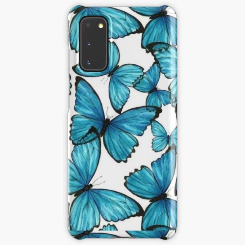 Promo Casing Samsung S20 Blue Butterflies A03796 Bahan 3d Hardcase ...