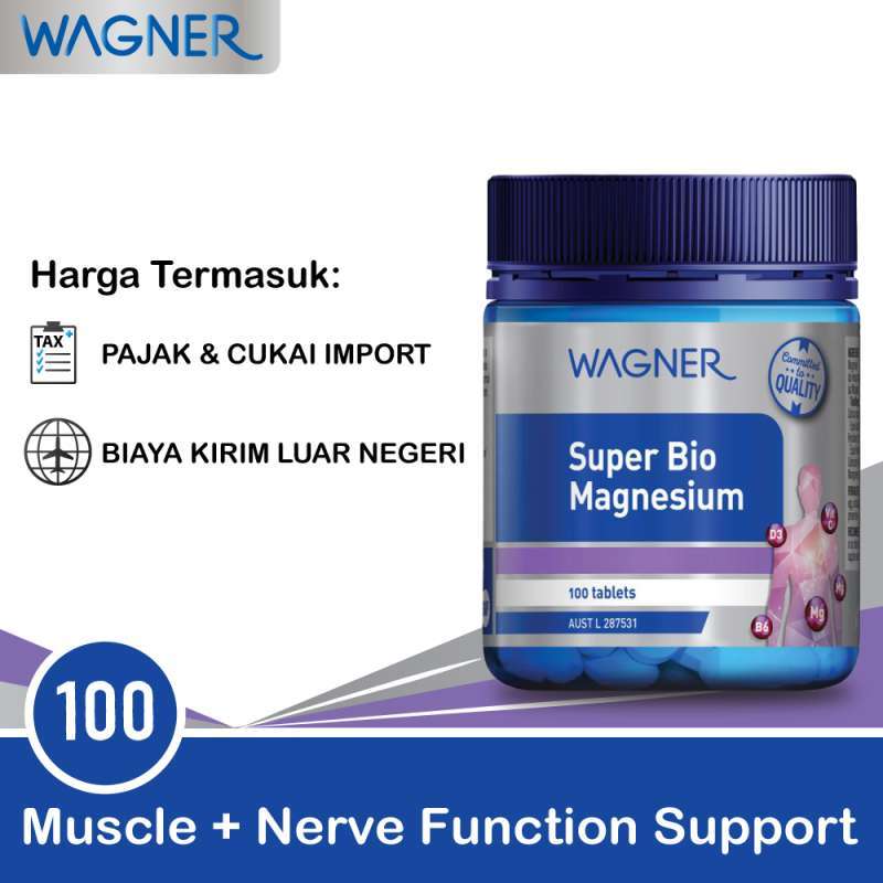Jual Wagner Super Bio Magnesium [100 Tablets] di Seller Aussie ...
