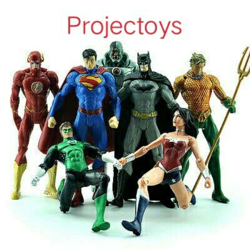 Jual DC Justice League Action Figure set 7 pieces di Seller Projectoys ...