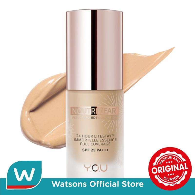 Promo You Noutriwear+ Velvet Liquid Foundation - W805 Yellow Beige ...
