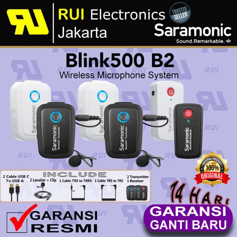 Promo Saramonic Blink 500 B2 Microphone Wireless 2 Person plus Lavalier ...