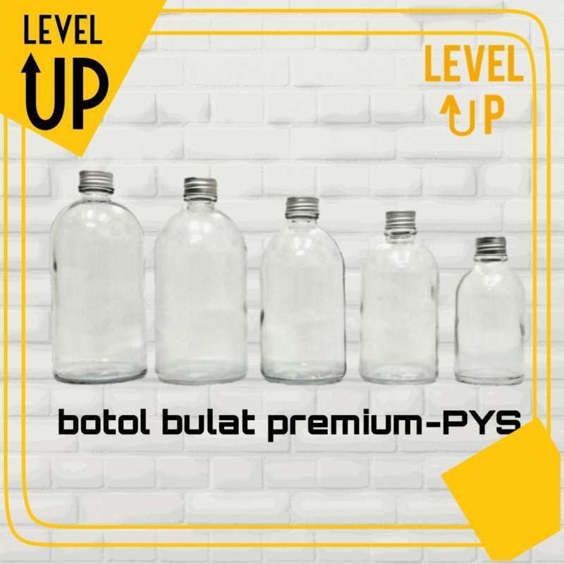 Jual BOTOL KACA POLOS - BULAT / BOTOL KOPI / BOTOL AIR - 280ml di ...