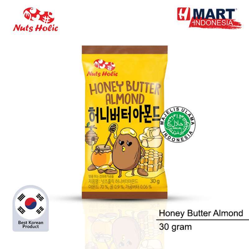 Promo Nuts Holic Honey Butter Almond - Kacang Almond Rasa Madu ...