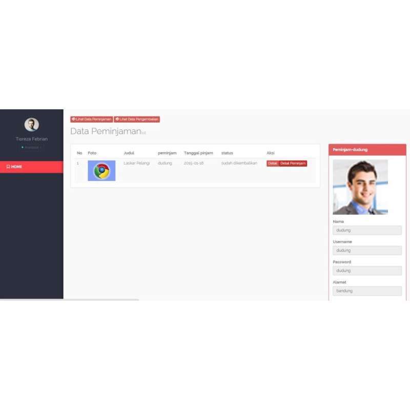 Jual Source Code Aplikasi Sistem Perpustakaan Berbasis Web Di Seller P-store Net - Karangsoko ...
