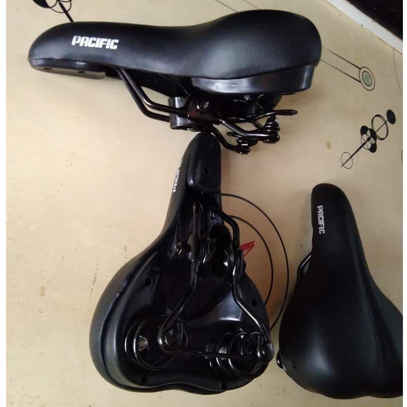 Jual Sadel Jok Sepeda Per Lebar Universal Sepeda Lipat Pacific Di ...
