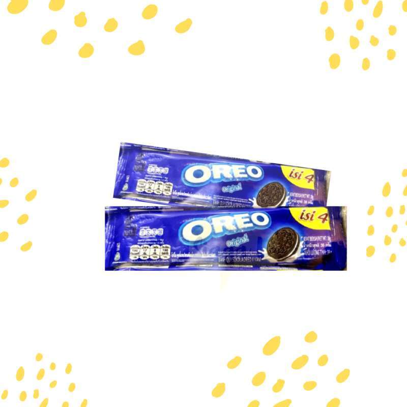 Promo Oreo Vanilla Original 38gr Baru Pack Isi 4 Diskon 12% Di Seller ...