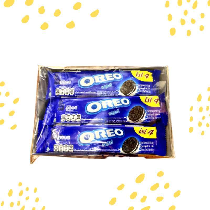 Promo Oreo Vanilla Original 38gr Baru Pack Isi 4 Diskon 12% Di Seller ...