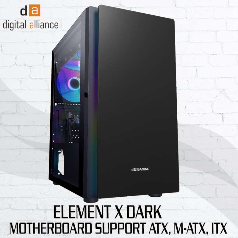 Jual Digital alliance Element X Dark Casing Komputer di Seller ...