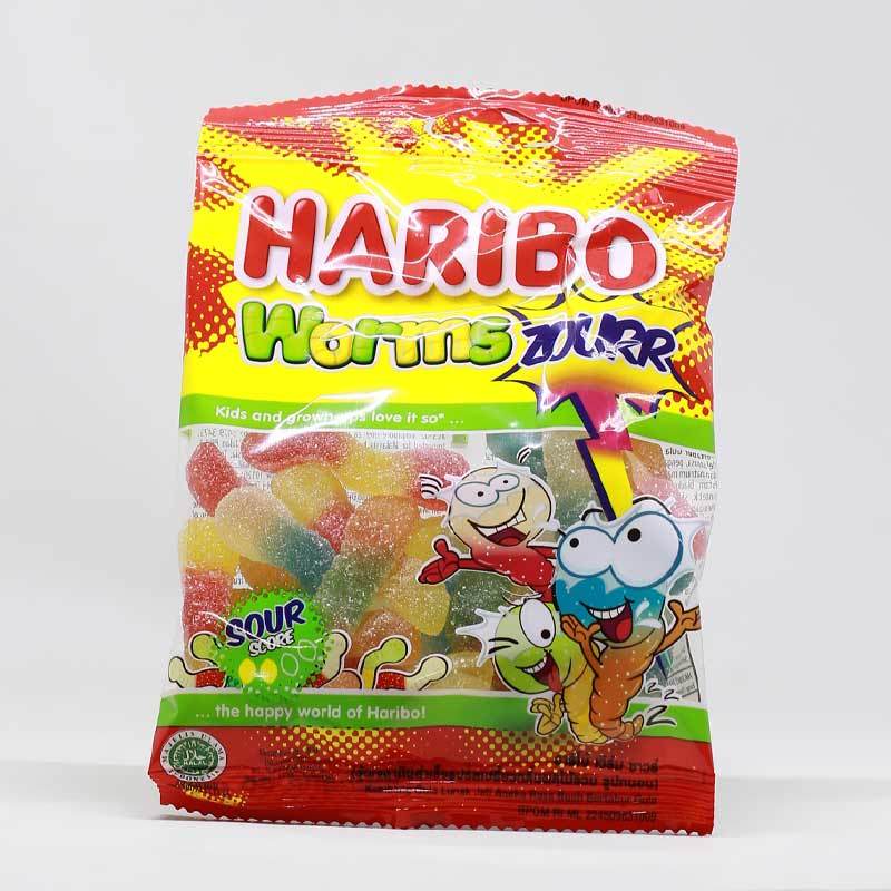 Jual Haribo Worms Zour Permen [80 g] di Seller Pepito Market - Kab ...
