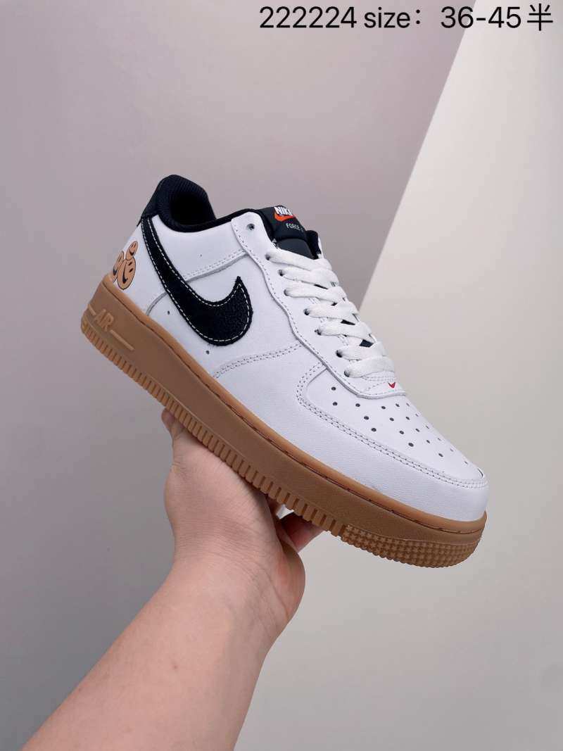 Jual Nike Air Force 1 PRM silver button air force low top casual board ...
