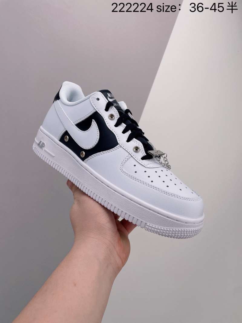Jual Nike Air Force 1 PRM silver button air force low top casual board ...