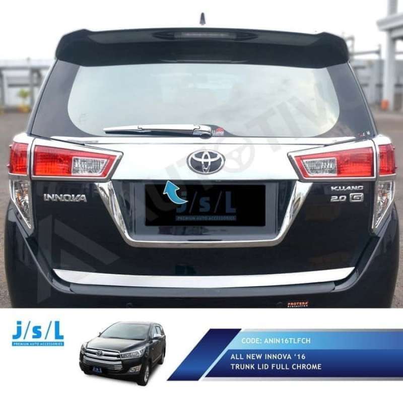 Jual Jsl Trunk lid / Garnish Trunklid Chrome All New Innova Reborn di ...