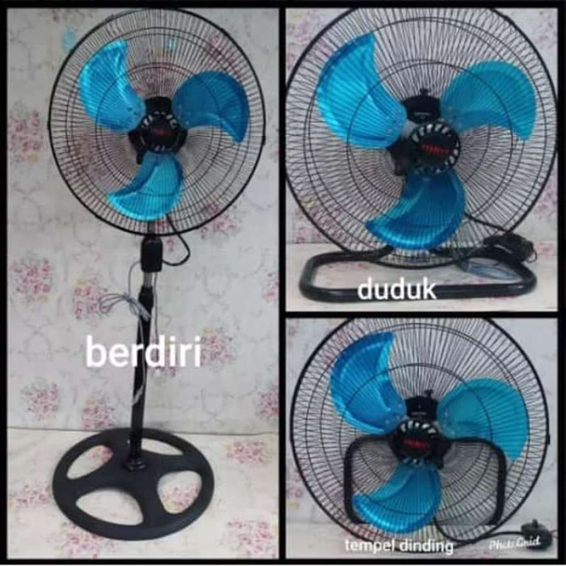 Jual Kipas Angin Berdiri Hiro Kipas Besi 18 Inch 3 in 1 di Seller ...
